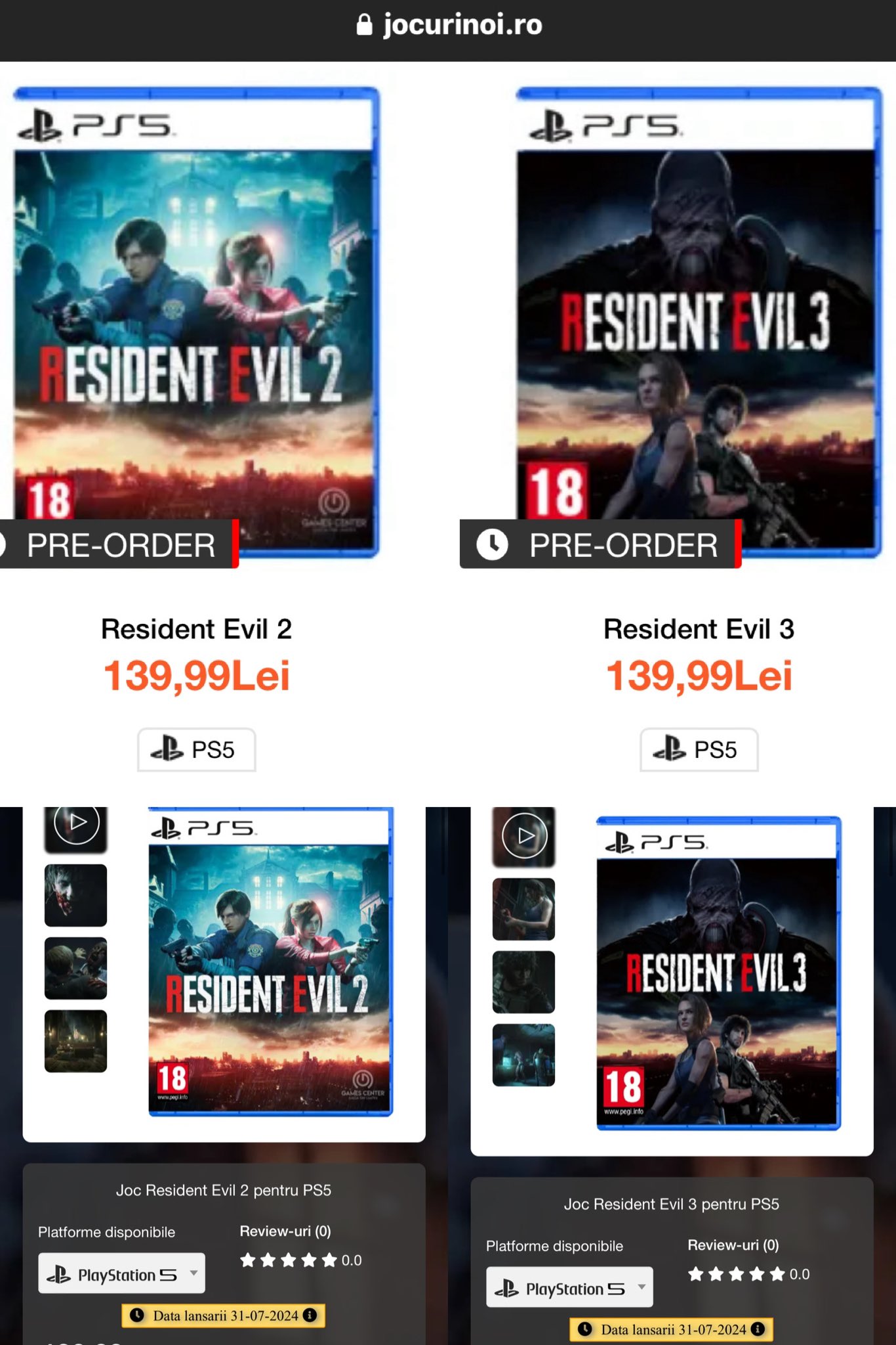 Resident Evil 2 Remake, 3 Remake en Resident Evil 7 krijgen mogelijk ...